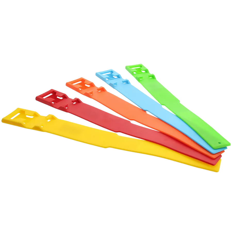 Veeherkenningsbandje Plastic Geel 10st – HappyFarmer
