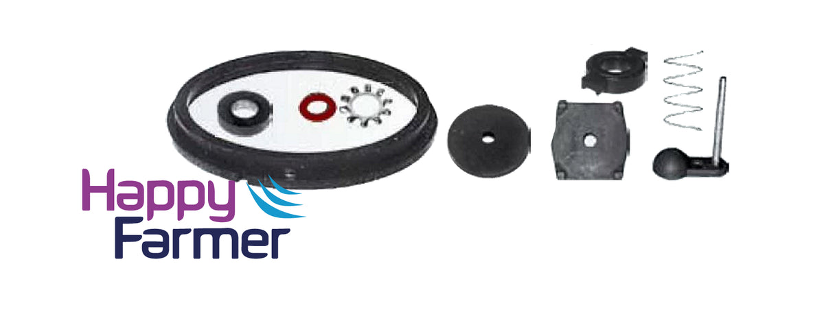 Repair set Flo-Star with shut-off valve 9-piece | HappyFarmer