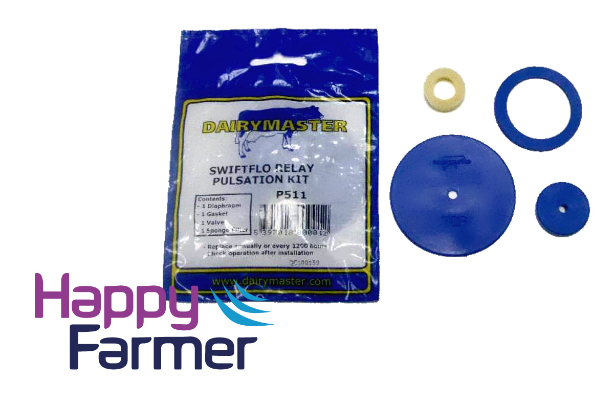 Relay Pulsation Set for Plastic Pulsator Swiftflo Dairymaster | HappyFarmer